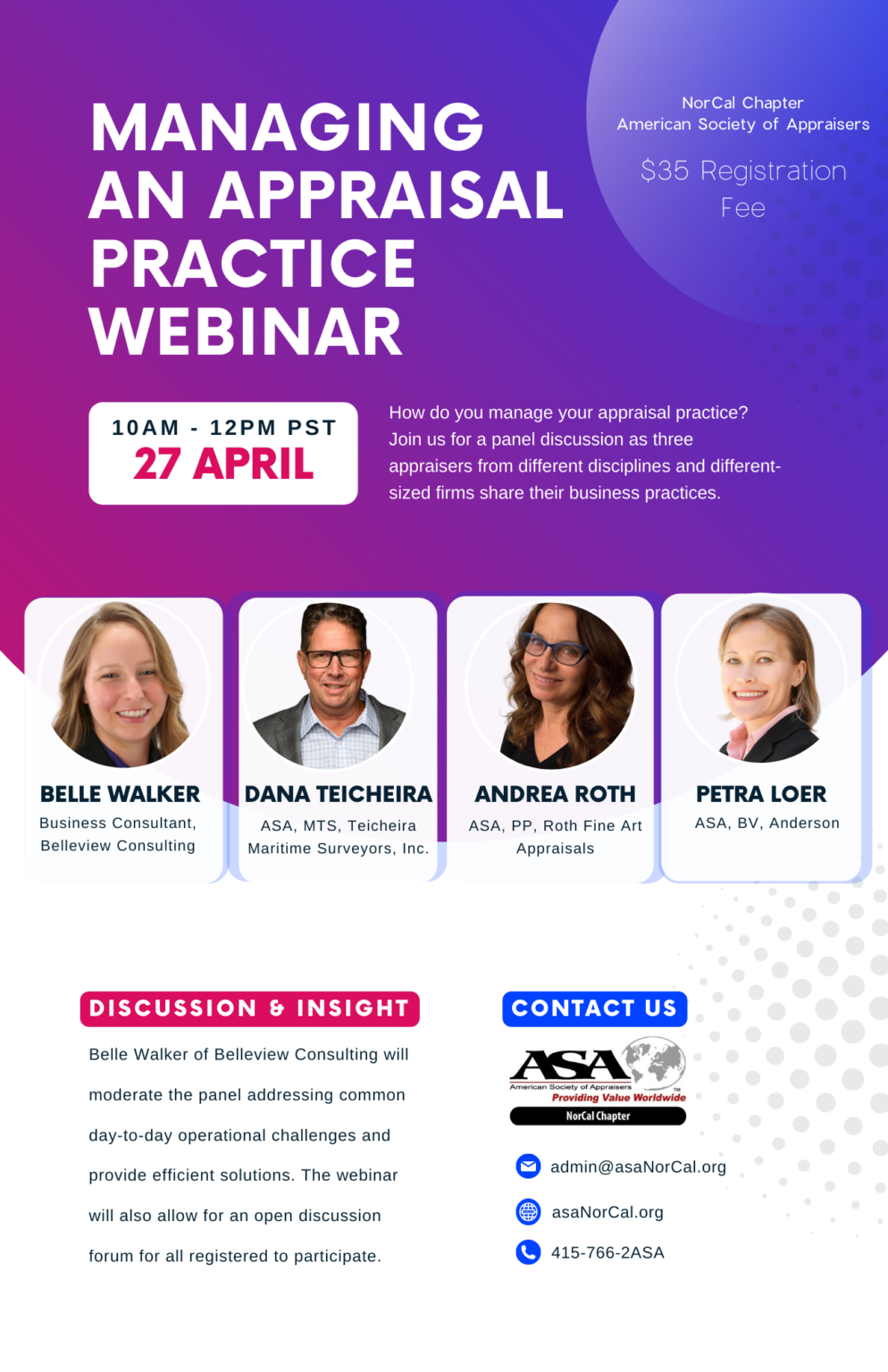 Past Webinar: Managing an Appraisal Practice - American Society of ...